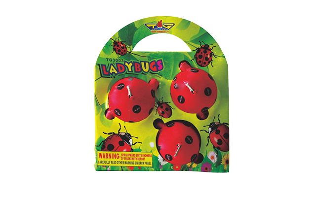 Ladybugs flying item at Fireworks Forever